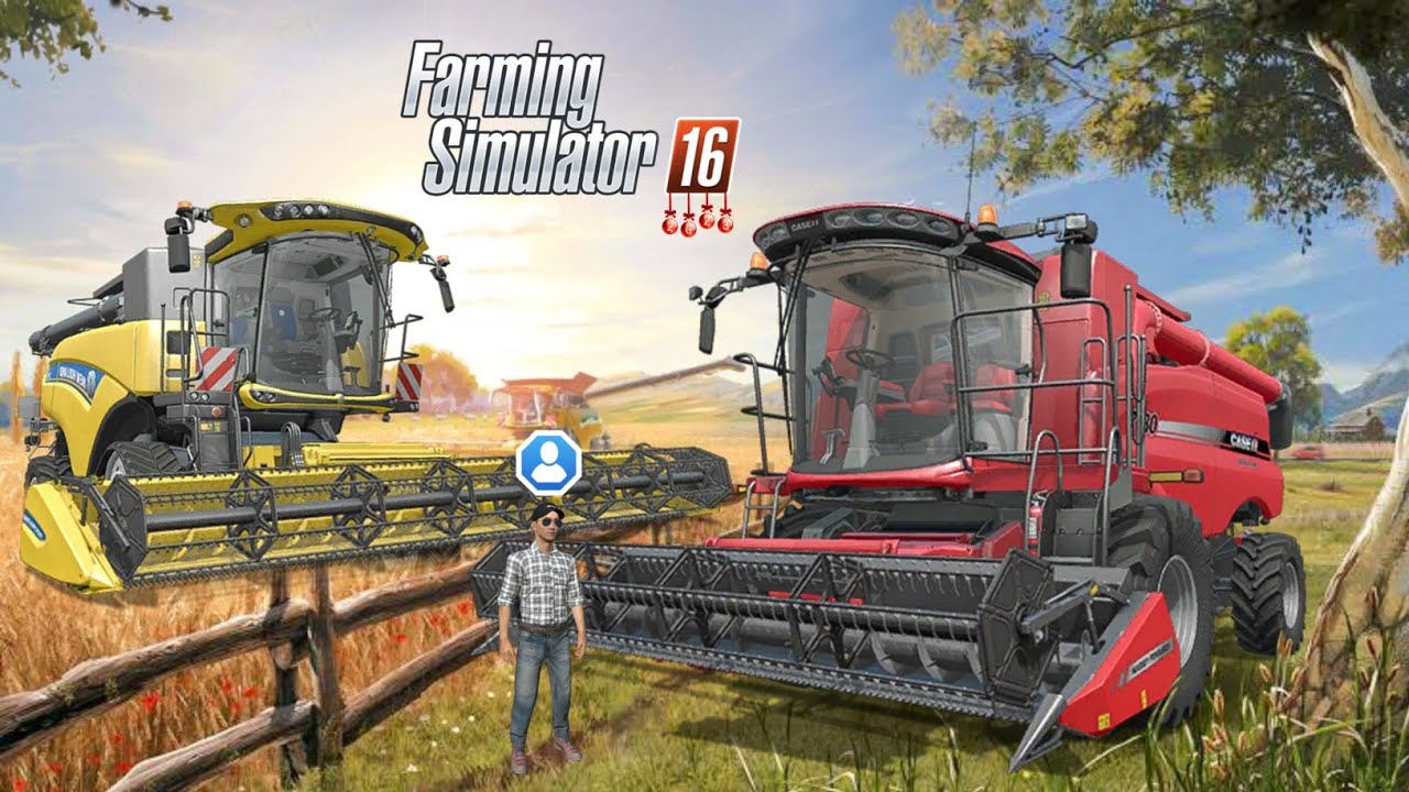 Case vs New Holland Harvester In Fs16 | Fs16 Multiplayer | Timelapse ...