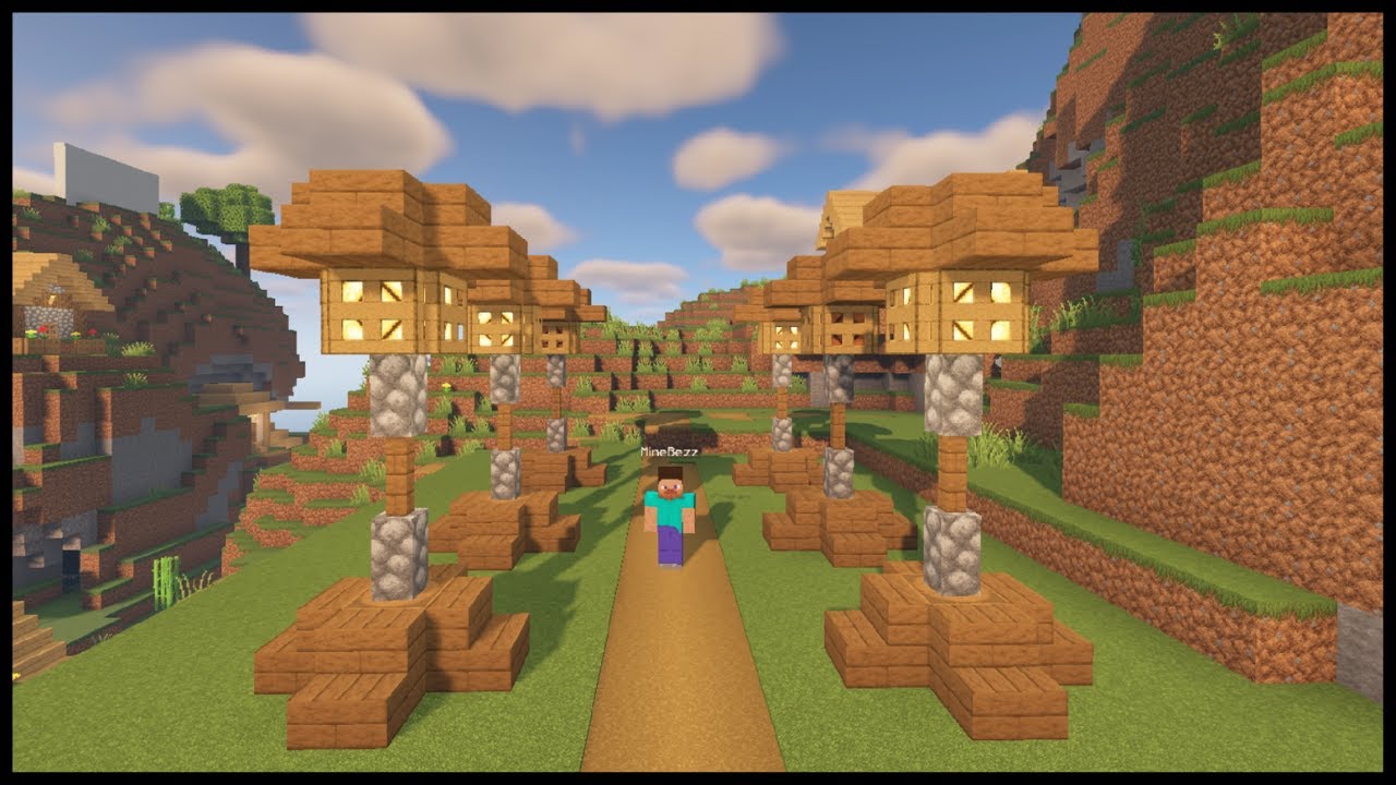 Minecraft : Motion Sensor Lamp || How to Build automatic Lamppost - YouTube