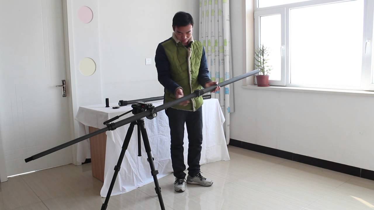 Kovacam CF3 jib - setup reference. 2.1m radious carbon fiber pole 3 ...