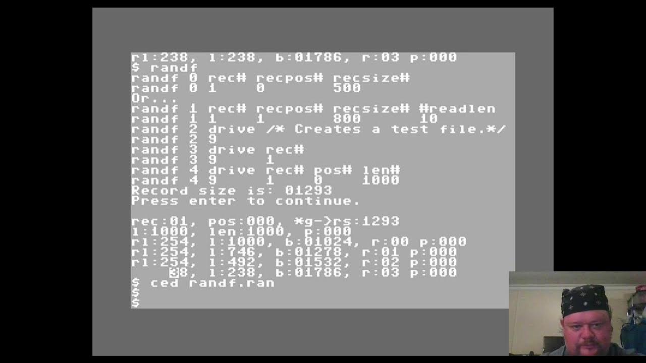 Programming in the1980's, K&R C, Commodore 64, Power C IDE. LIVE! - YouTube