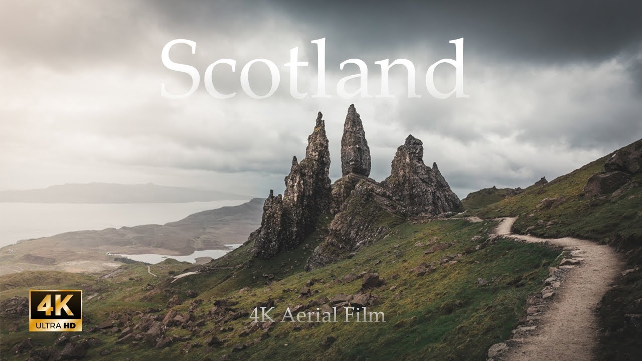 Scotland | 4k drone video with deep house ambient music - YouTube