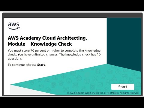 AWS SAA Module 6 - Knowledge Check - Anand K - YouTube