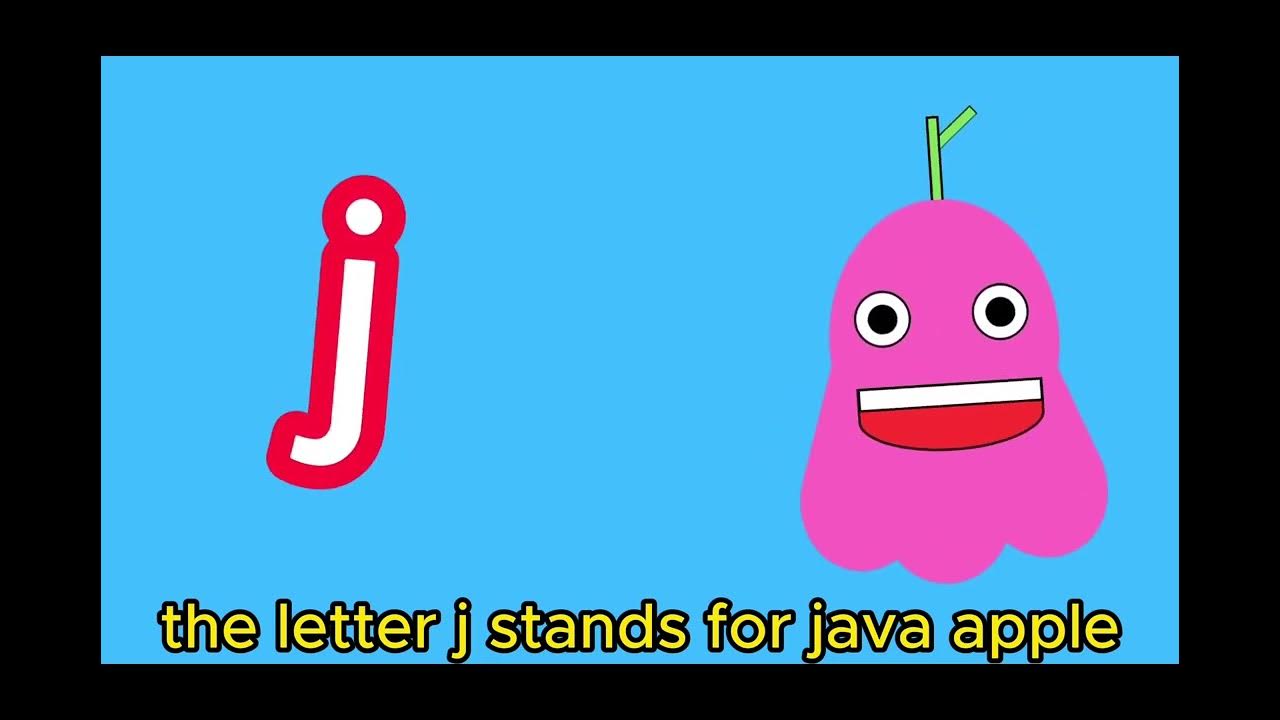 Learn the ABCs in Lower-Case with Vegetables and Fruits ️🥳 Letter j 😊 ...