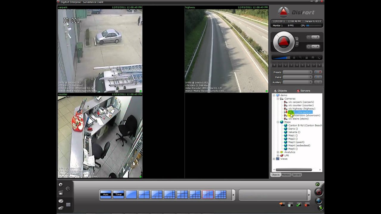 Screen style in Surveillance Client - YouTube