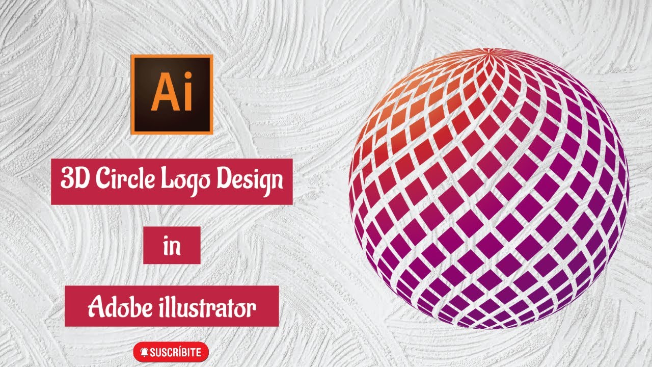 3D Circle Logo Design / How to design 3D Circle Revolve Logo Design in ...