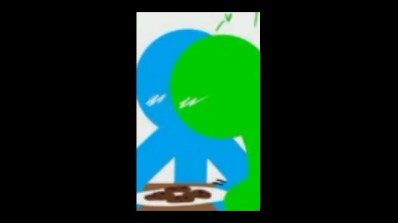 Green x blue alan becker - YouTube