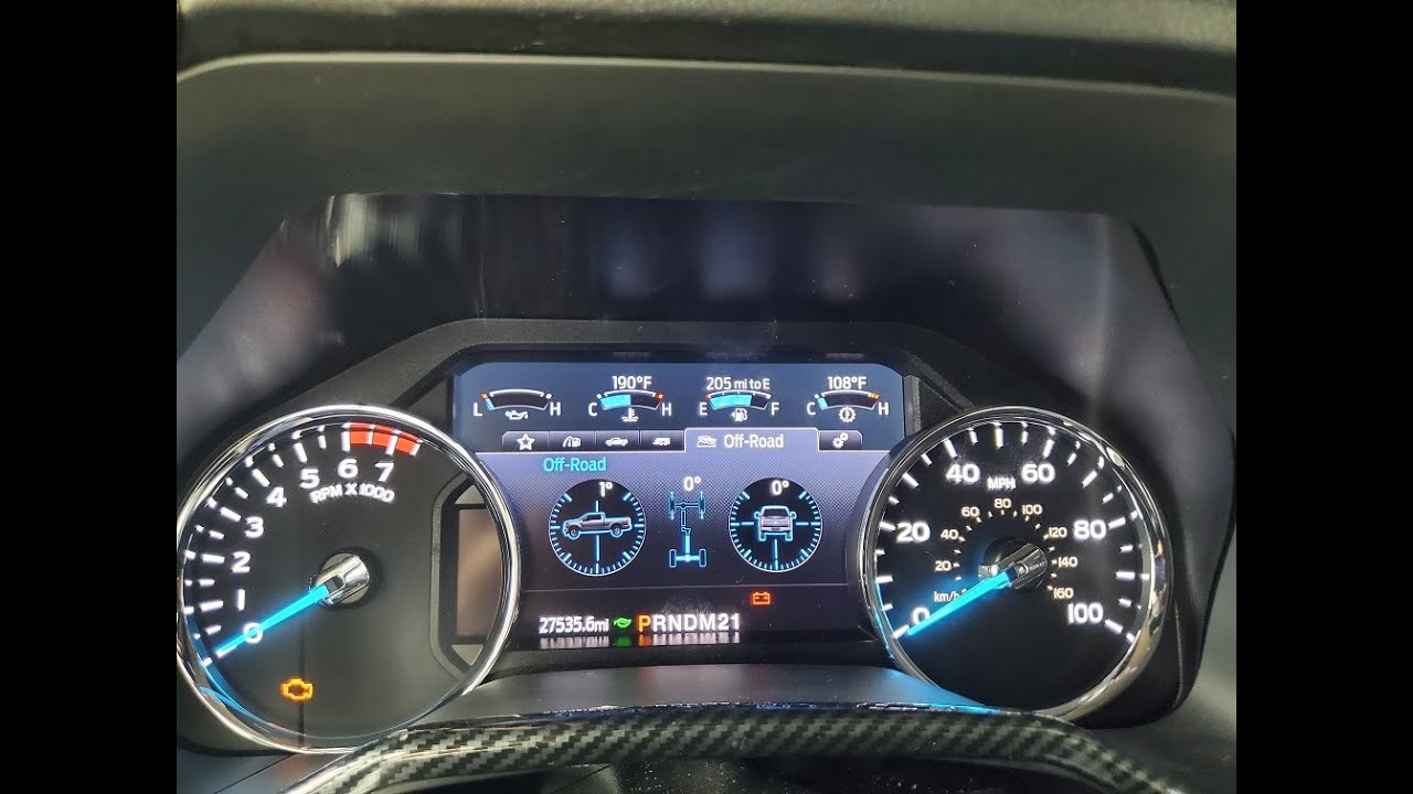 2020 Ford F-250 XL 8 Inch Instrument Cluster Upgrade - YouTube