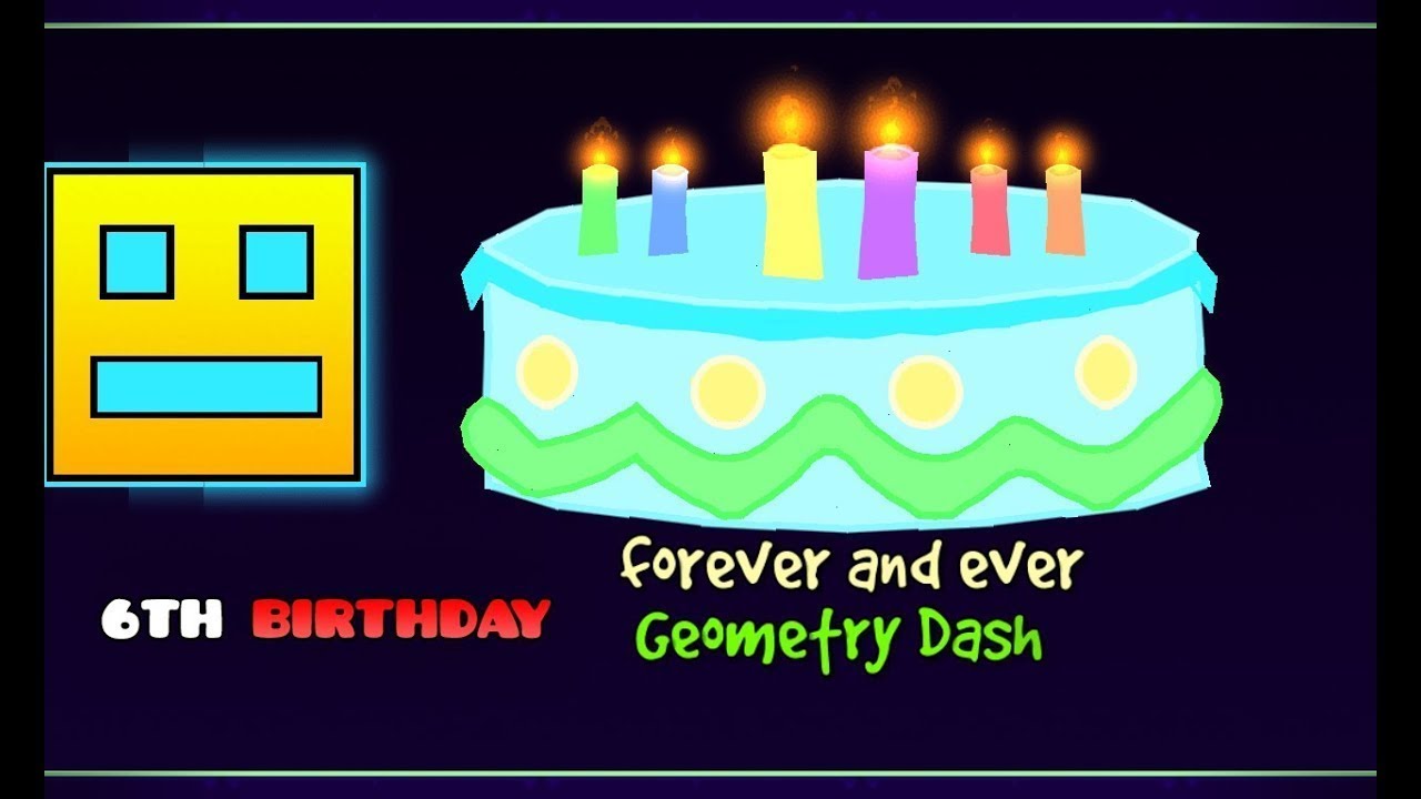 Happy Birthday GD - By Alexins | Geometry Dash | GD Rafeli - YouTube