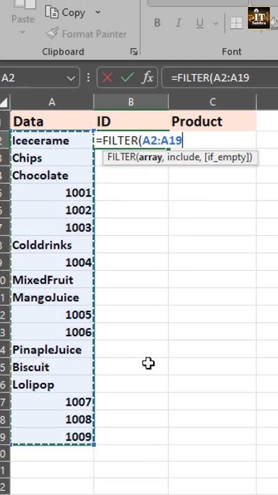 Don't be fool be smart with Excel FILTER Function #excel #exceltips #excelbangla - YouTube