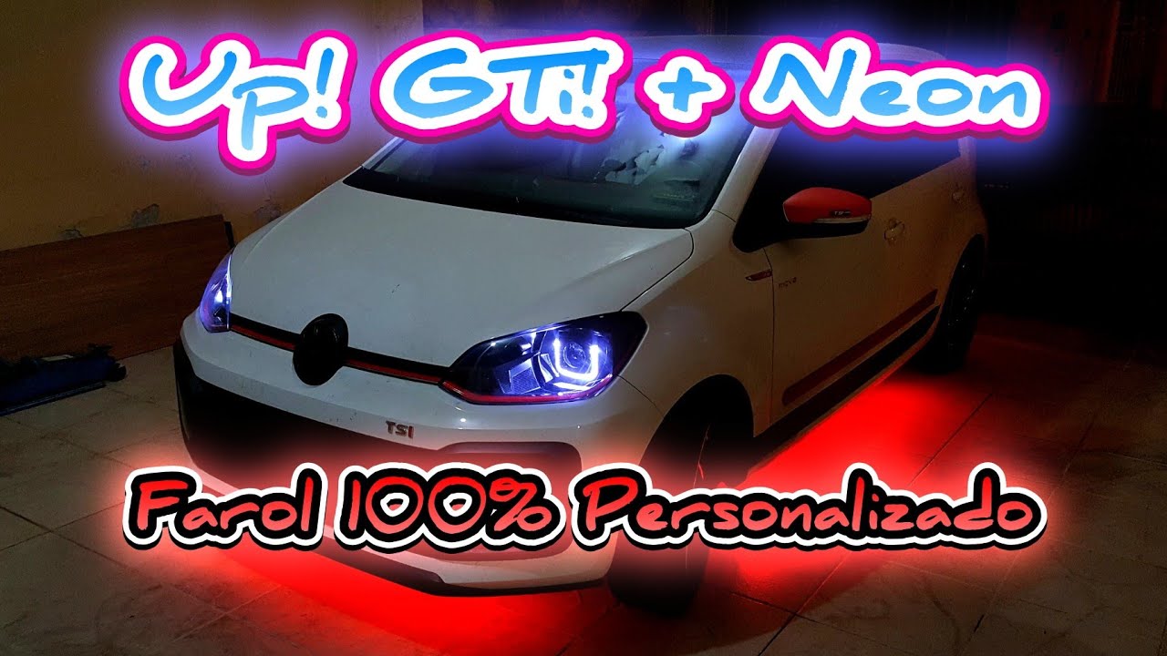 Farol Up! GTi + Neon - JDM LED SOLUTIONS - YouTube