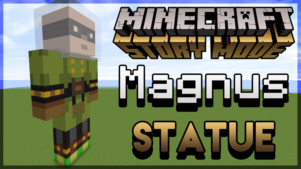 How to make a Magnus Statue! [Minecraft Story Mode] - YouTube