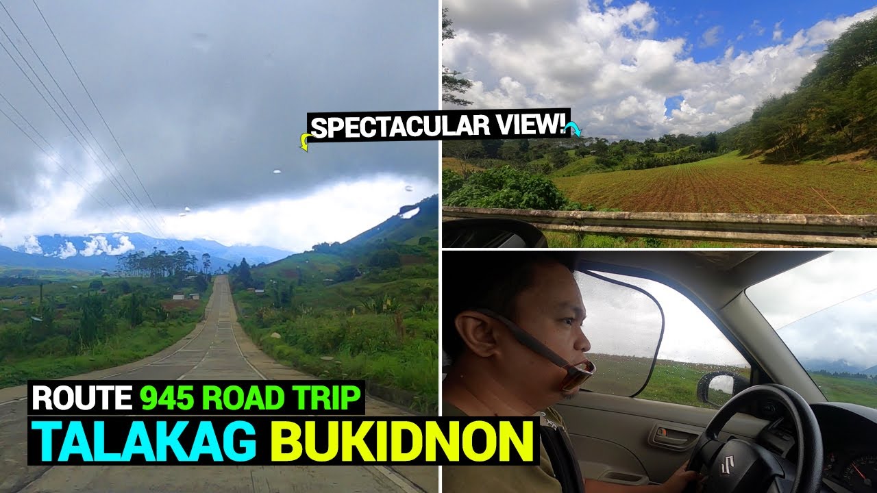 STUNNING AND SCENIC MOUNTAIN VIEW OF TALAKAG BUKIDNON | ROUTE 945 ROAD ...