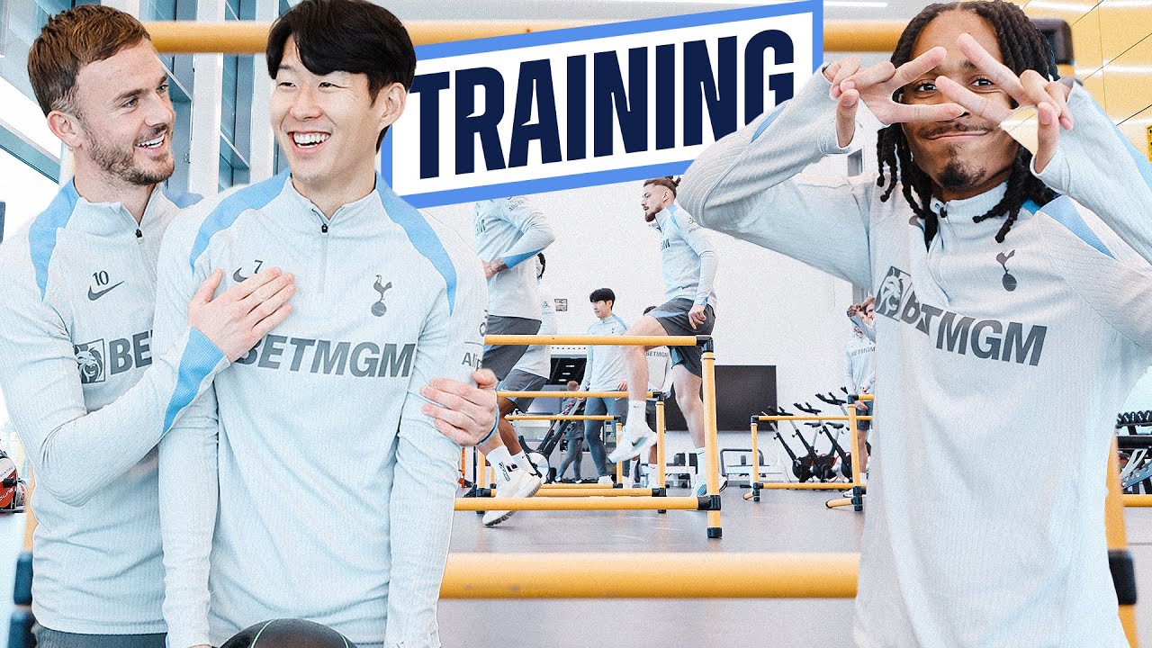 Behind the scenes inside Tottenham Hotspur training! - YouTube