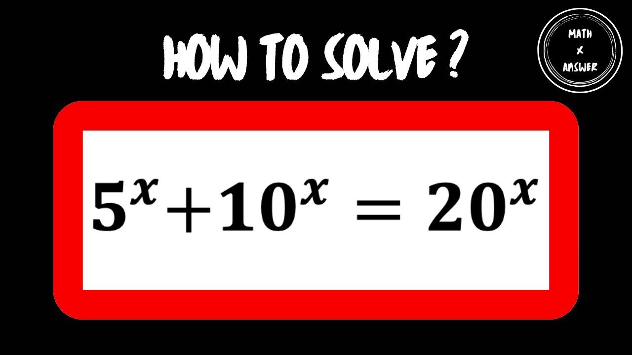 AMC 10 - Algebra - Intermediate Difficulty - YouTube