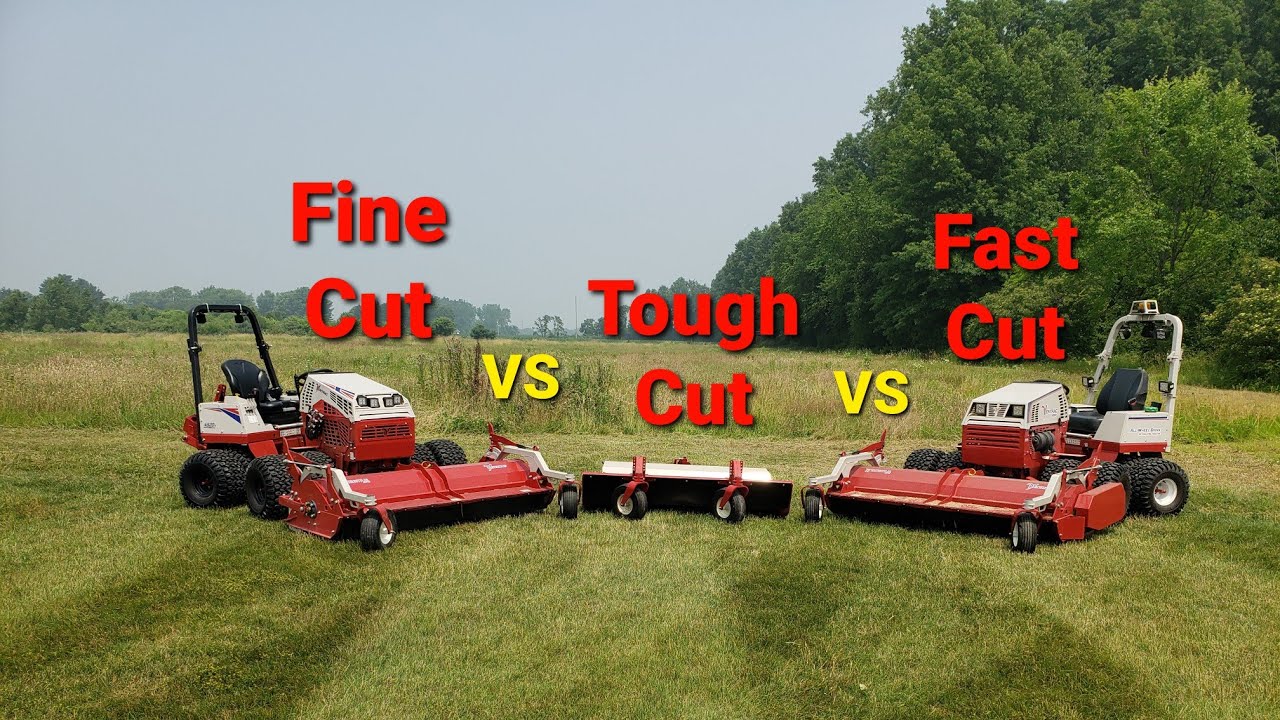 Ventrac Tough Cut Vs Fine Cut Vs Fast Cut Flails! - YouTube