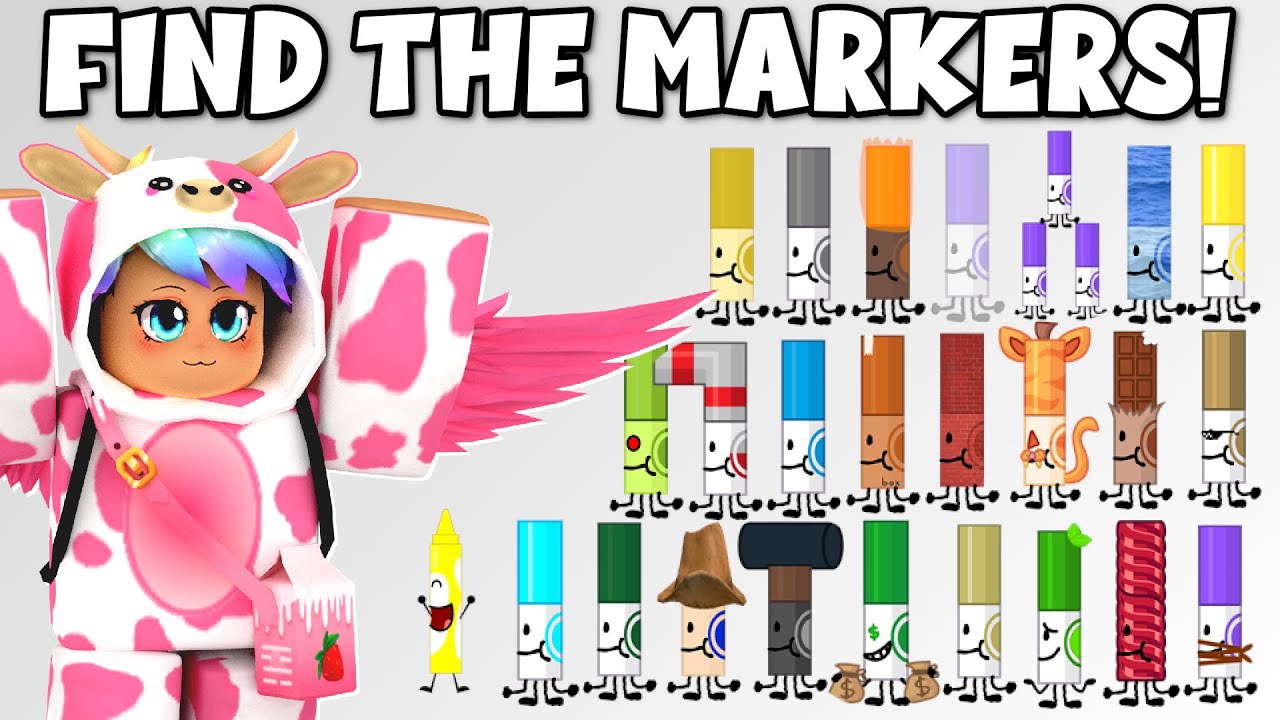 🖍️ (Part 3!) 25 Marker Locations In Roblox FIND THE MARKERS! - YouTube