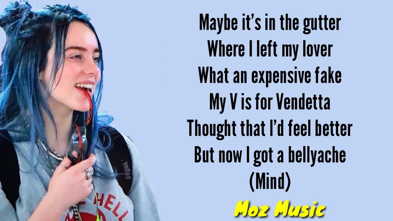 Billie Eilish - Bellyache ( lyrics ) - YouTube