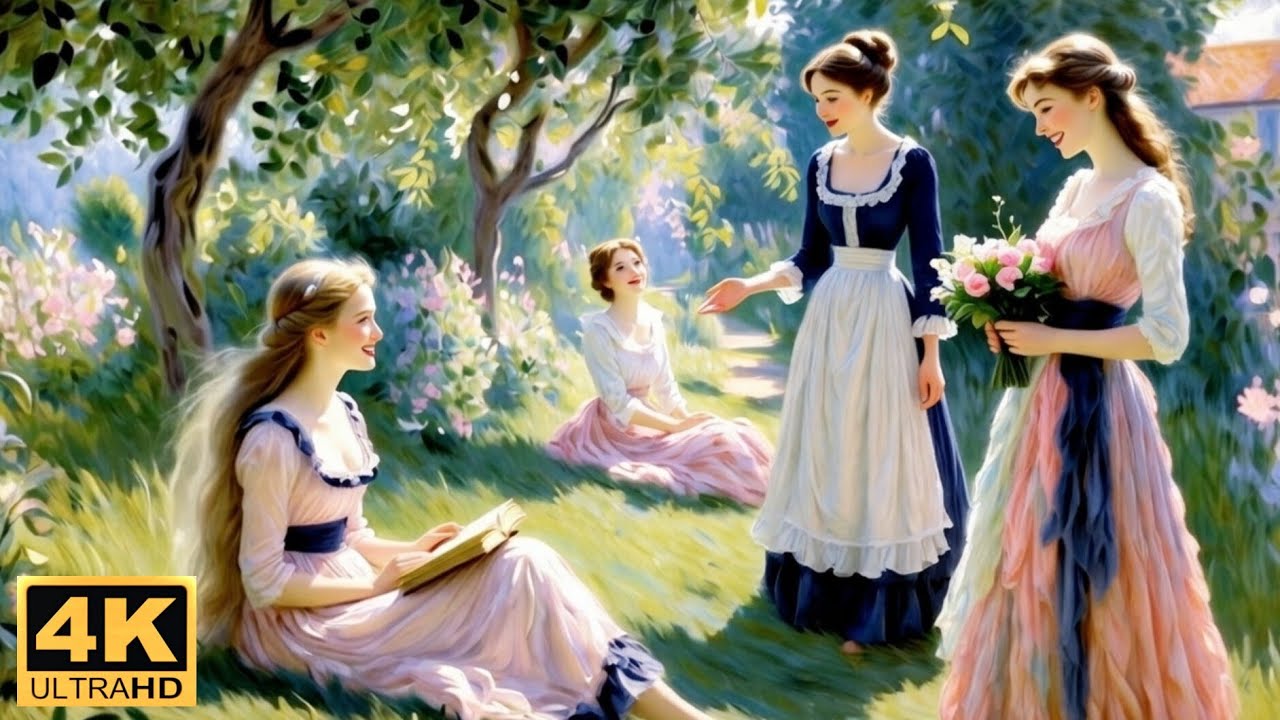 Visual Poems | Claude Monet | Victorian Impressionism [AI Music Video ...