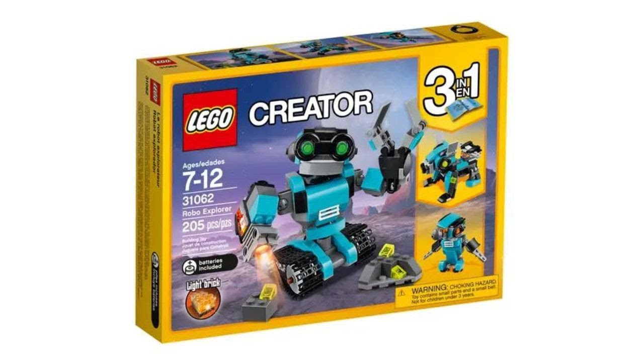 LEGO Creator 31062 Robo Explorer Speed build - YouTube
