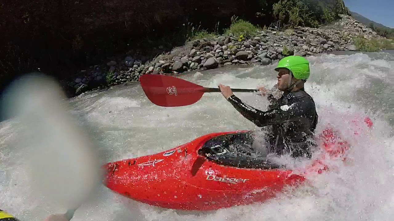 Rio Claro Los Queñes kayak - YouTube