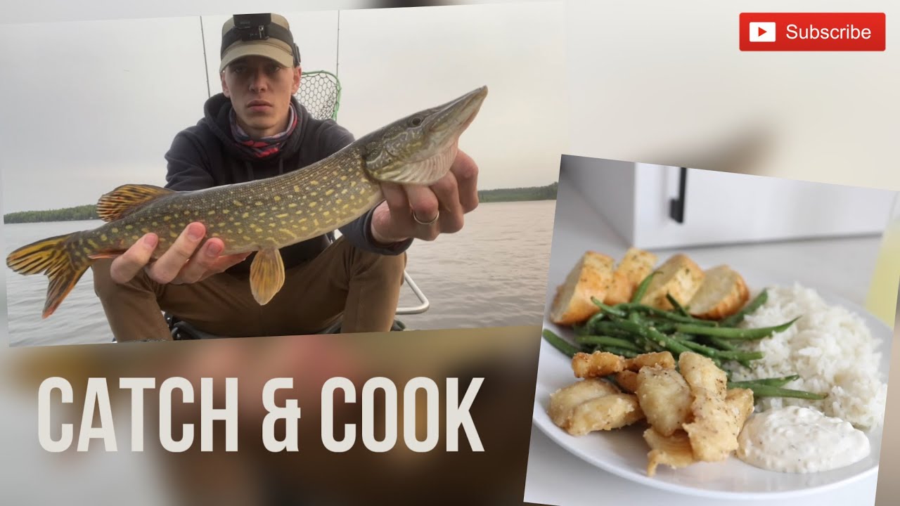 Pike catch & cook - YouTube
