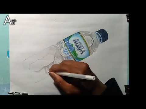 Viral! Pemuda Ini Menggambar Botol Aqua Dengan Pensil #shorts