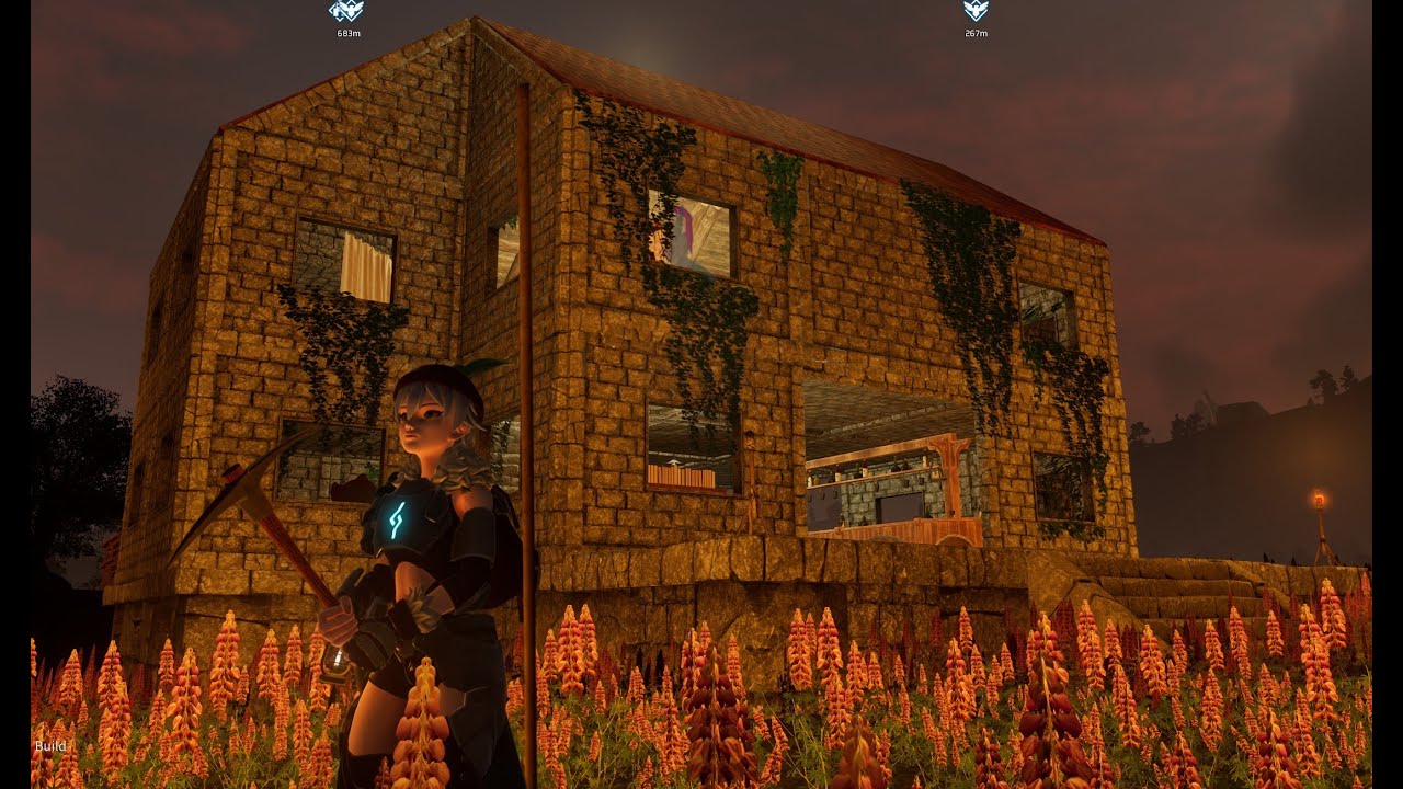 Tour of a Lavender field Palworld Base - YouTube