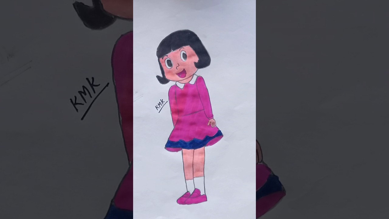 Yumiko ninja hattori drawing 🤩 #drawing #viral #cartoon #shortvideo # ...