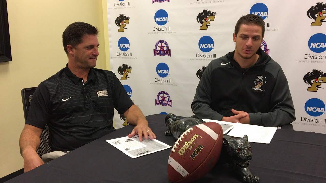 Ferrum Football 1st & 10 with Jordan Mann, 9-6-17 - YouTube
