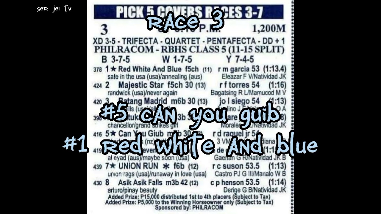 Karera Tips and Infos | August 27, 2022 | Saturday Racing at Malvar ...