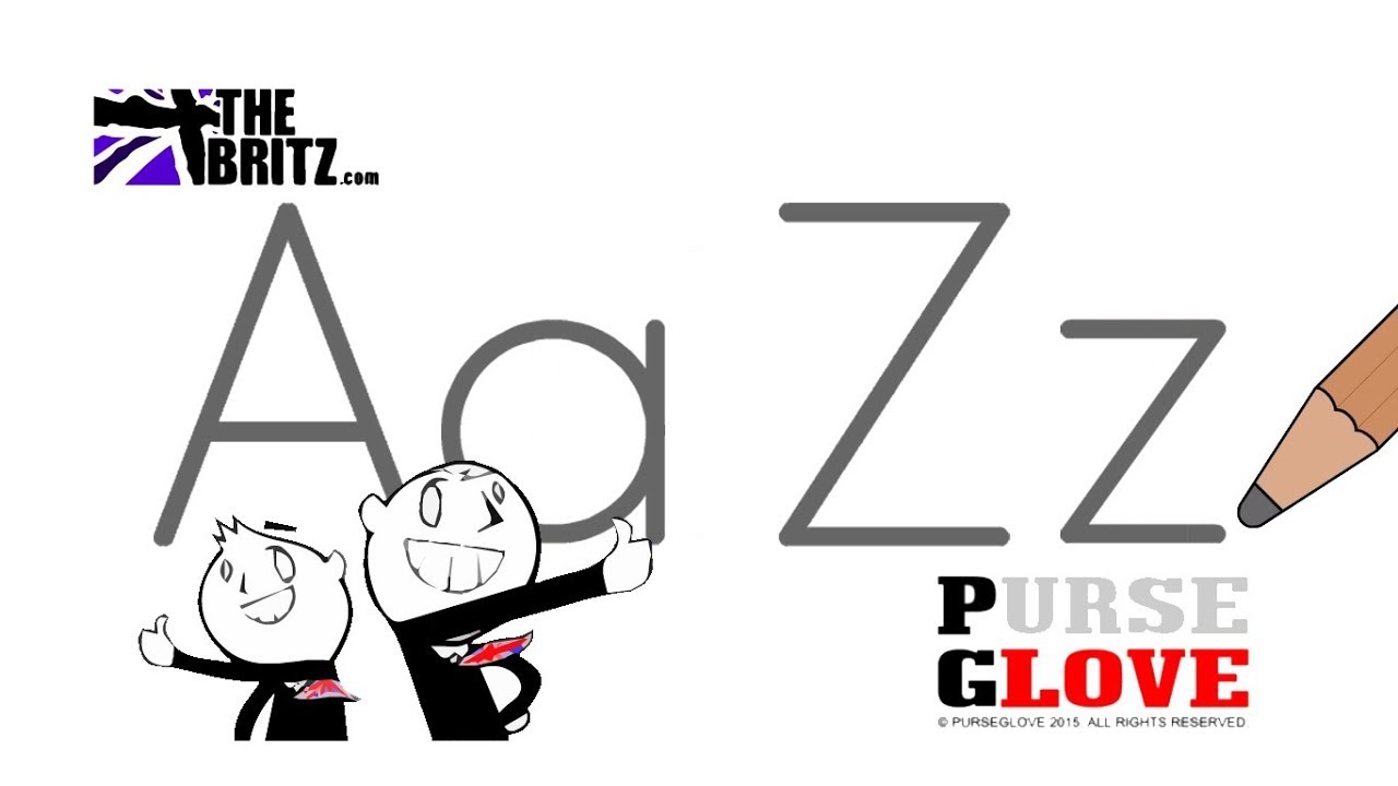 Writing English Alphabet - Aa-Zz v2 - YouTube