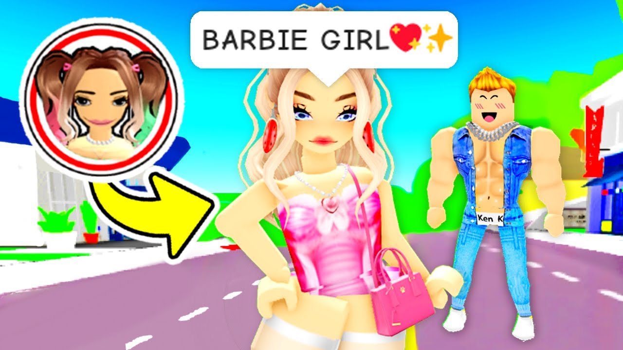 I PRETENDED to be a RICH BARBIE in Brookhaven! - YouTube