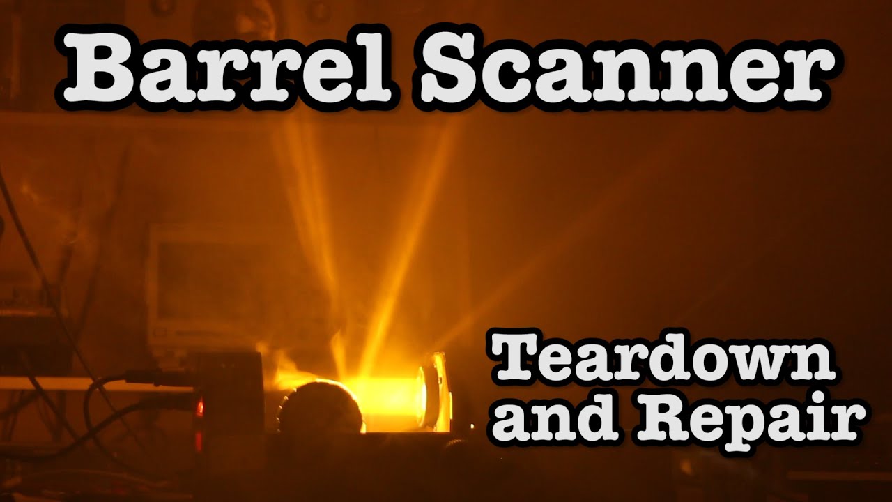 #8 Barrel Scanner Light Teardown and Repair - YouTube