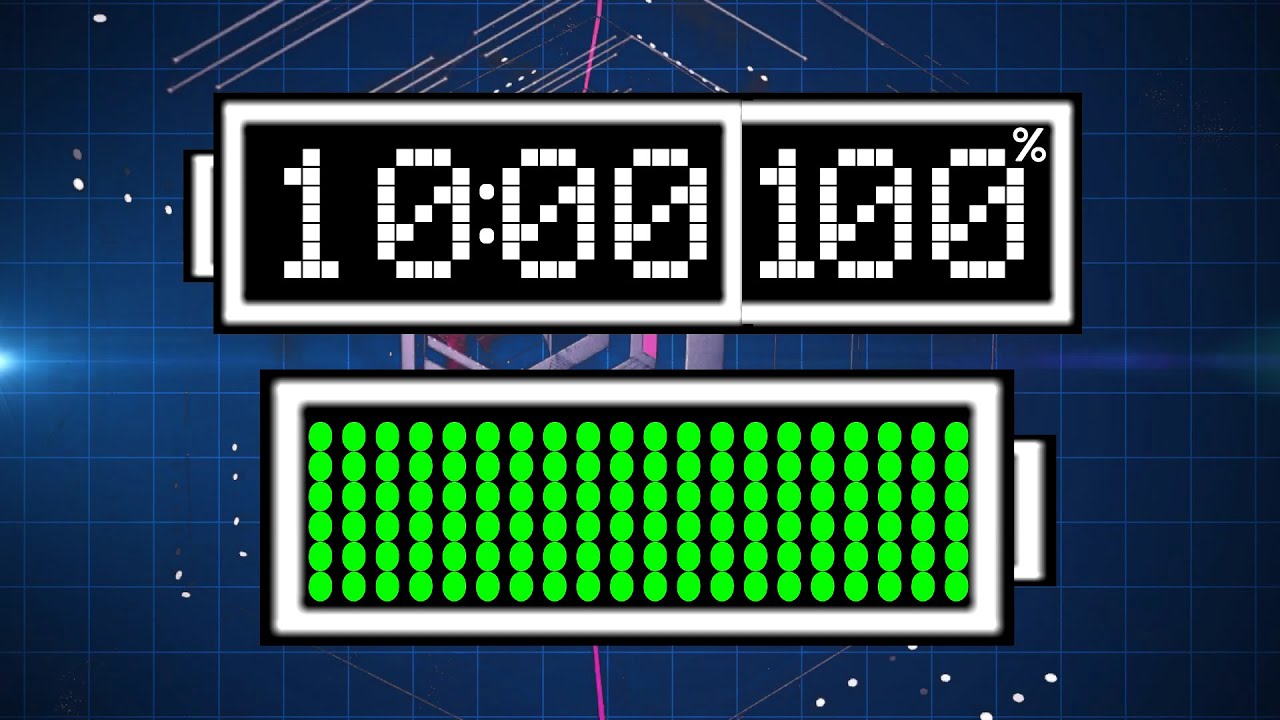 BCG 10 Minutes Countdown (Dot Matrix Battery Life) - Remix Tetris ...