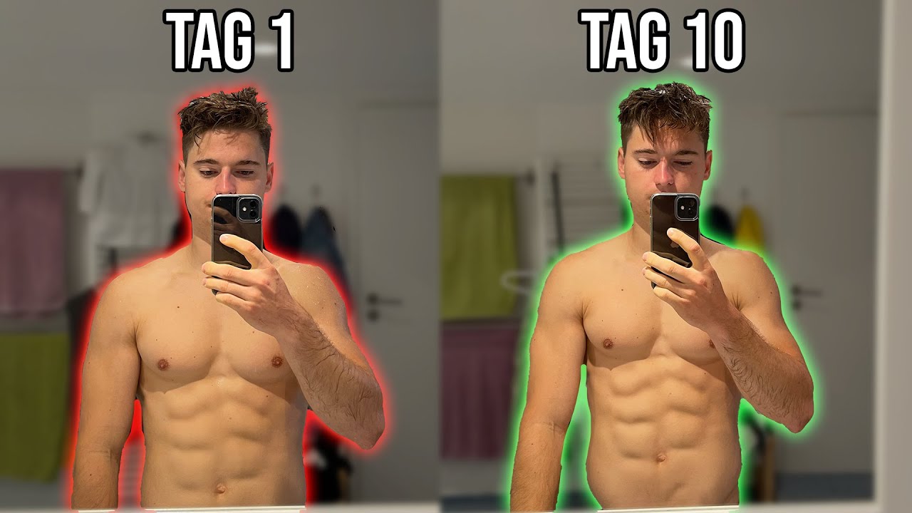 10 Tage Mini Cut Selbstexperiment I Mini Cut Transformation Vlog - YouTube