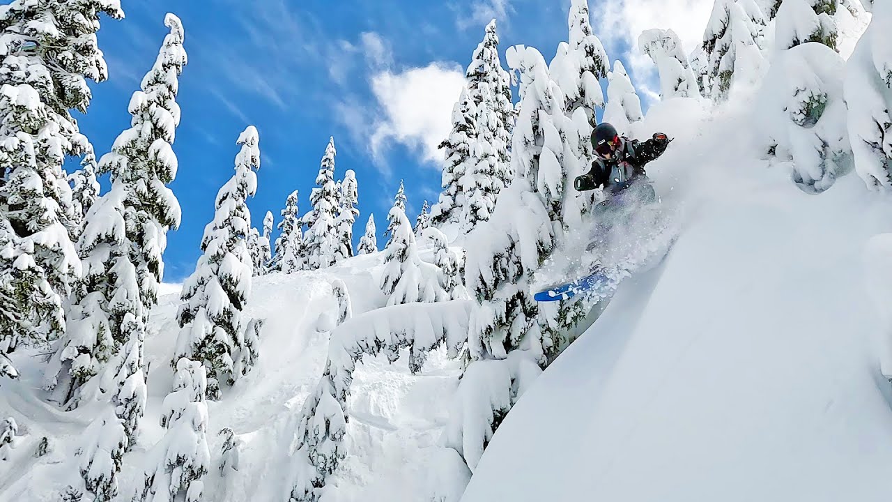 The Best Day Snowboarding - Steep Chutes, Deep Powder & Epic Bails ...