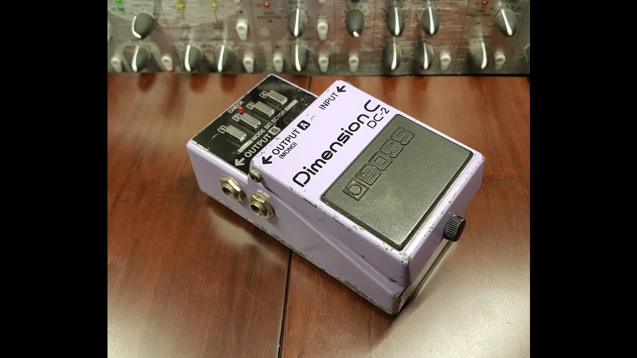 1980s Boss Dimension C DC-2 Chorus Demo - YouTube
