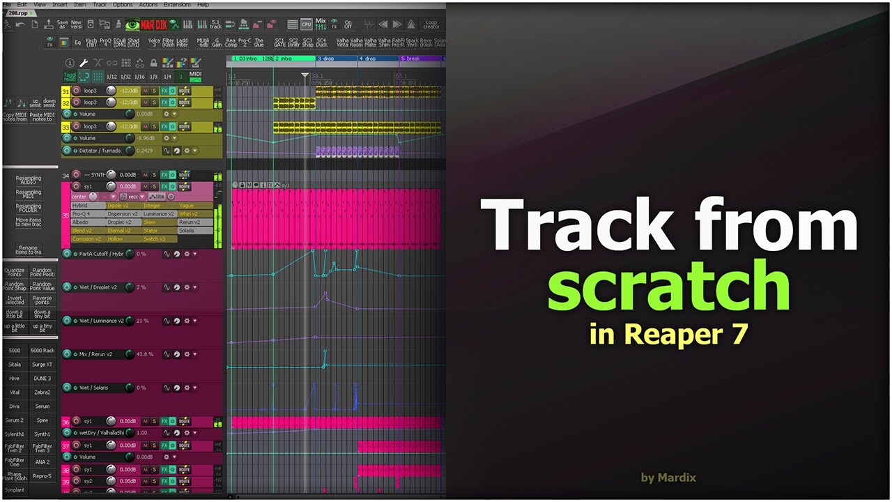 Track from scratch | Progressive Trance in Reaper 7 - YouTube
