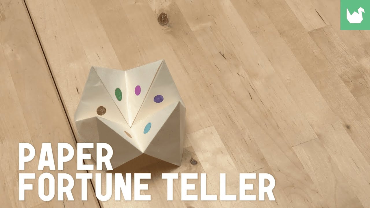 Learn how to make origami easily: Paper Fortune Teller - YouTube