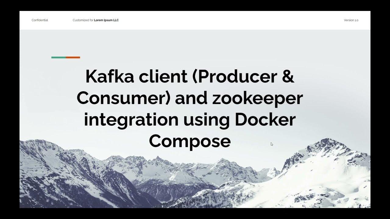 Kafka Tutorial using Docker Compose and its Networking | Learn Kafka ...