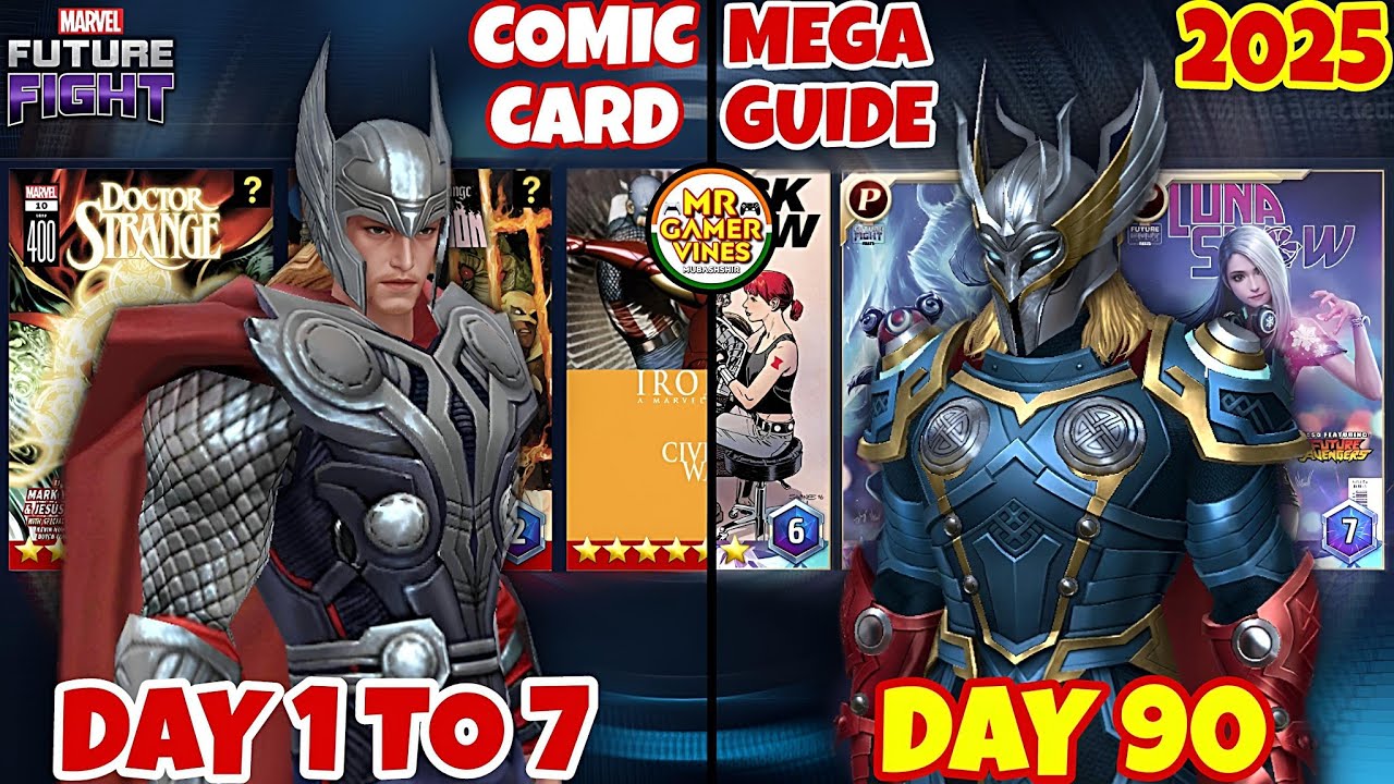 2025 (New Players) COMIC CARD MEGA GUIDE | How To Get Premium Card & Best Card | Marvel Future ...