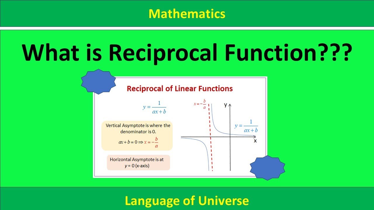 What is Reciprocal Function || Reciprocal Function - YouTube