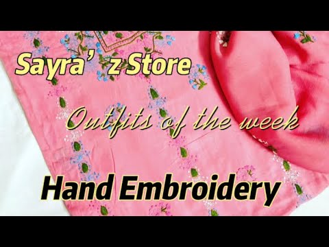 Pakistani Hand Embroidery|| Online Clothing Business|| Trending Summer ...