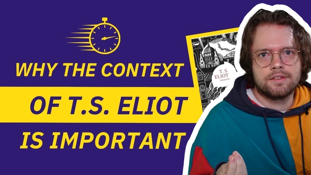 Why the Context of T.S. Eliot is Important for HSC English Module B ...