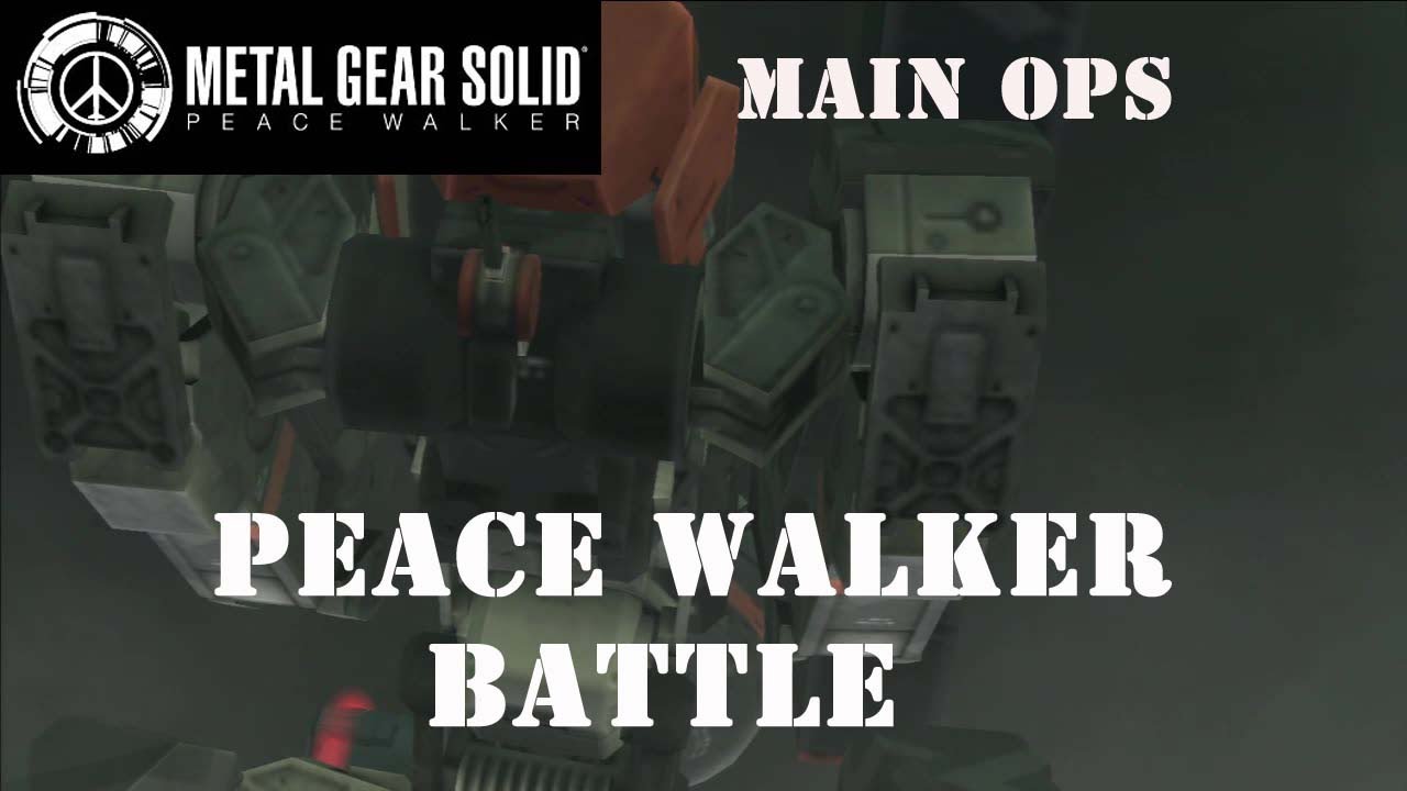 Peace Walker Battle (Main OPS) + Cutscene - Metal Gear Solid Peace ...