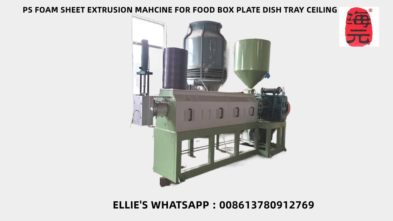 PS FOAM SHEET MACHINE FOR MAKING FOOD BOX PLATE DISH TRAY CEILING ...