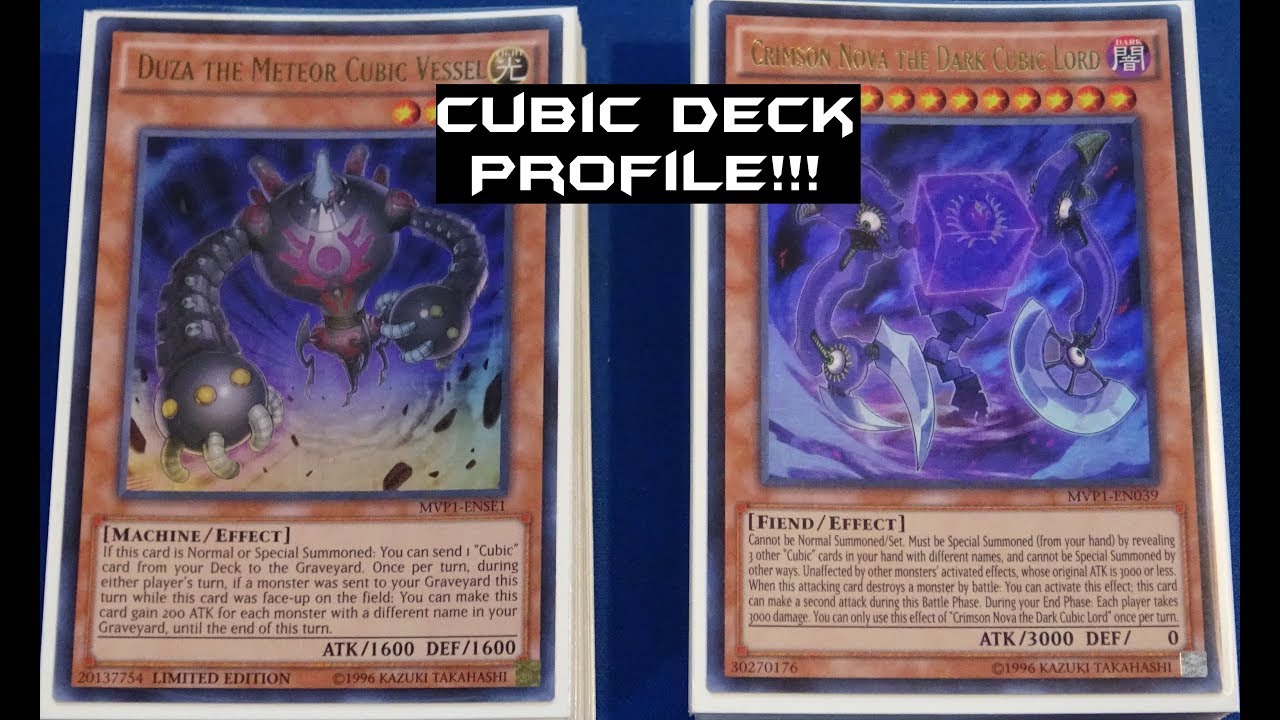 Yu Gi Oh! Cubic Deck Profile | March 2019 - YouTube