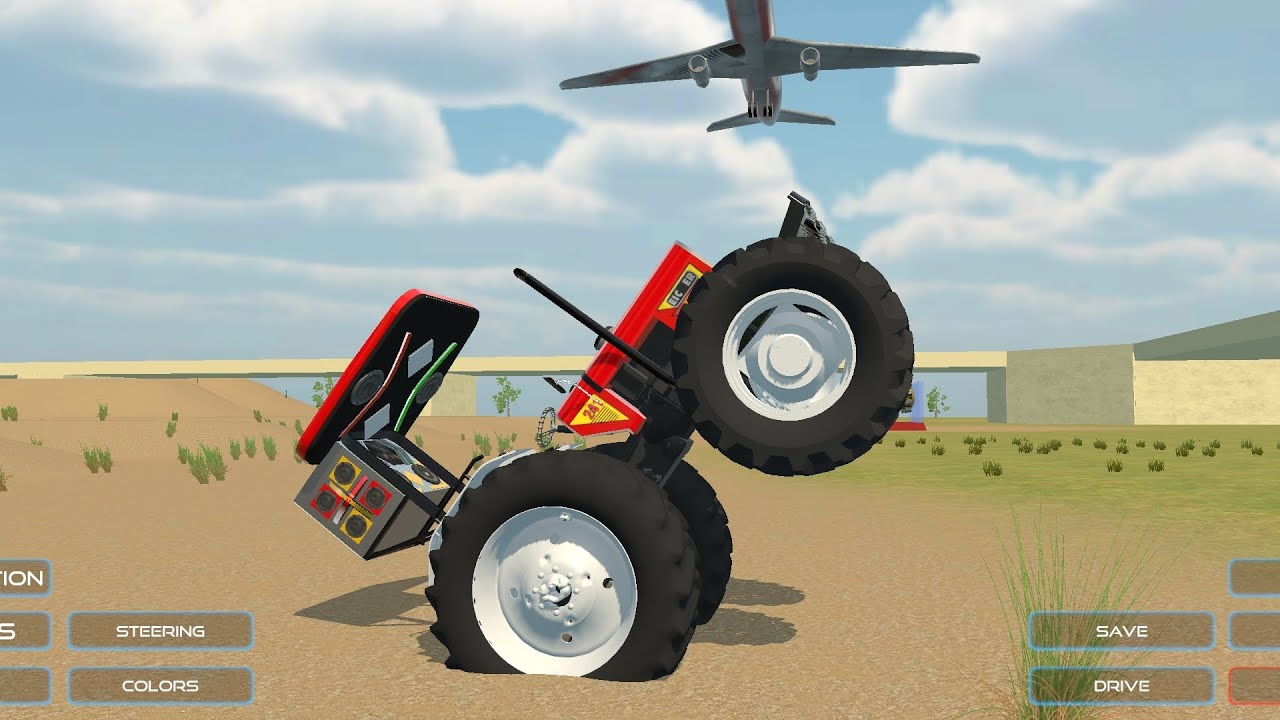 EICHER 241 OPEN LION TRACTOR STUNT VIDEO | BIG TYRES MONSTER LOOK ...