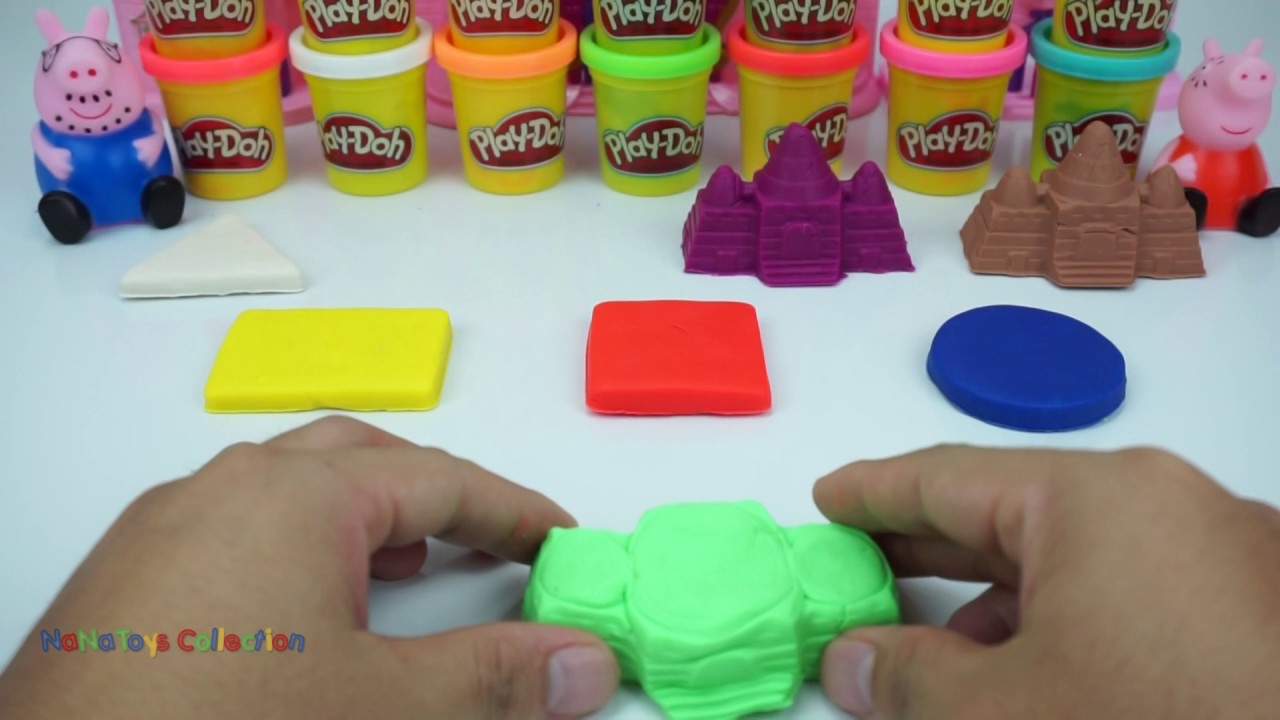 Play and learn colors, learn shapes for childrens with Play Doh Kids ...