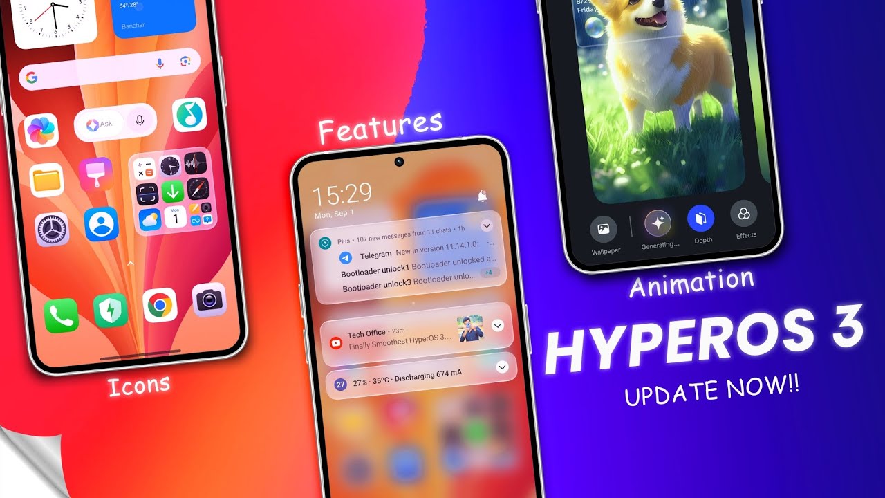 Install Almost all HyperOS 3.0 Features in Older HyperOS Devices Ft POCO F7 - YouTube